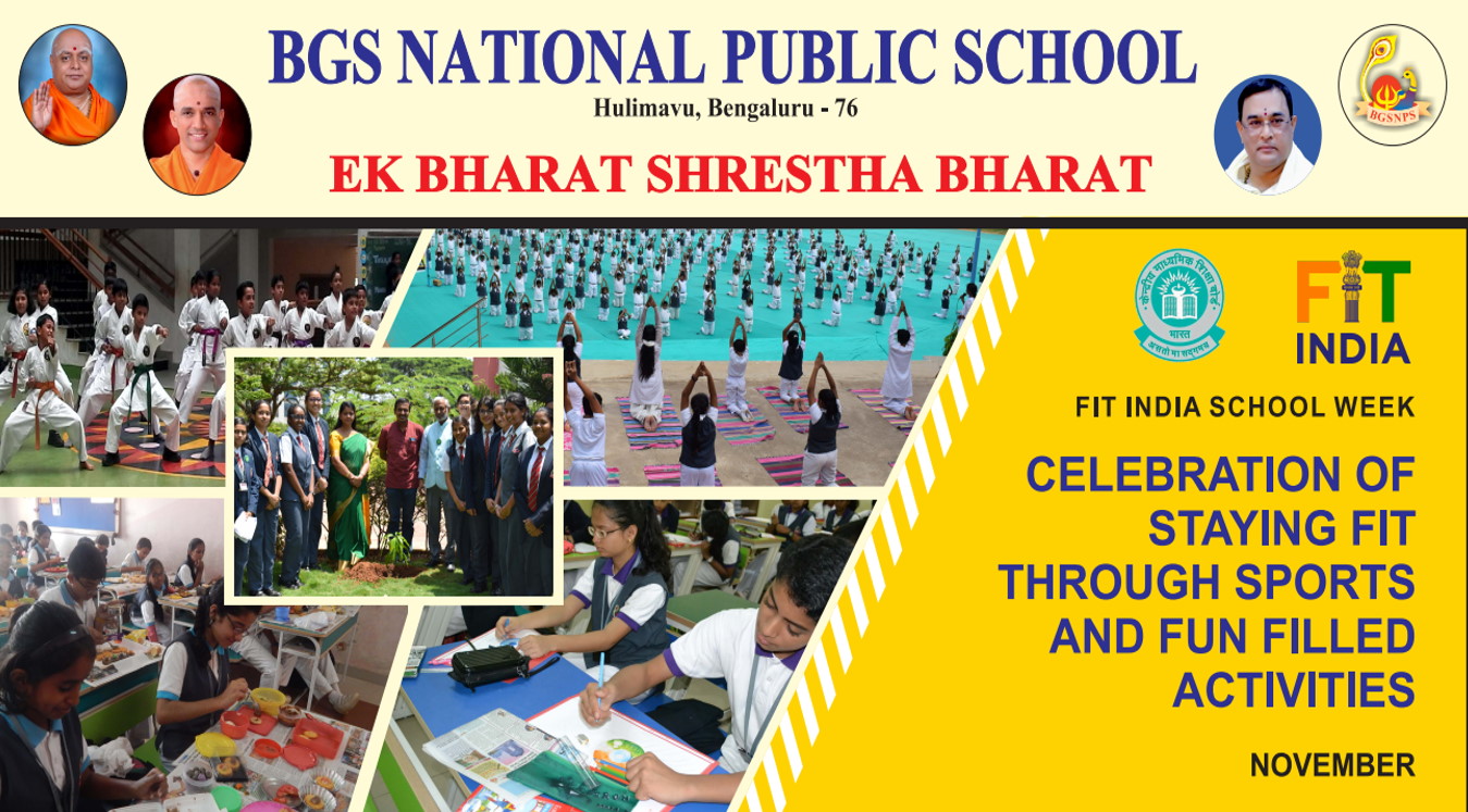 FIT INDIA Movement 2019 – BGS NATIONAL PUBLIC SCHOOL