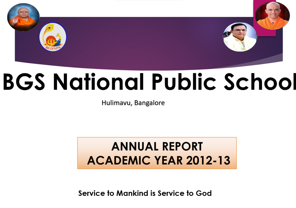 2012 – BGS NATIONAL PUBLIC SCHOOL